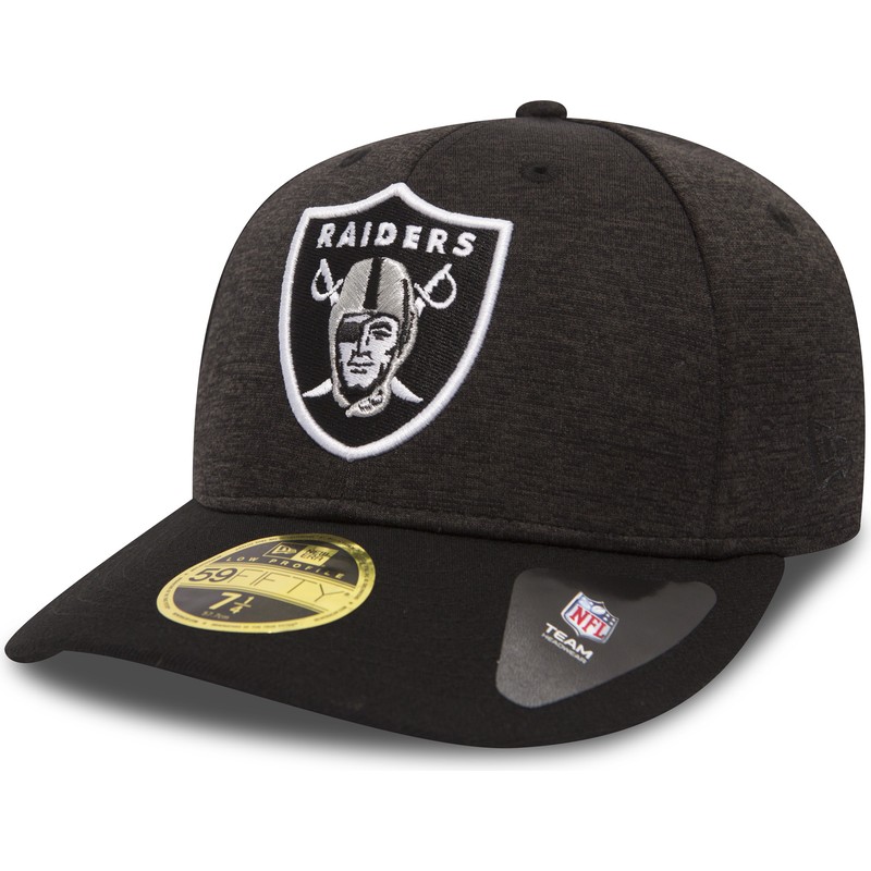 New Era Flat Brim 59FIFTY Low Profile Shadow Tech Las Vegas Raiders NFL ...