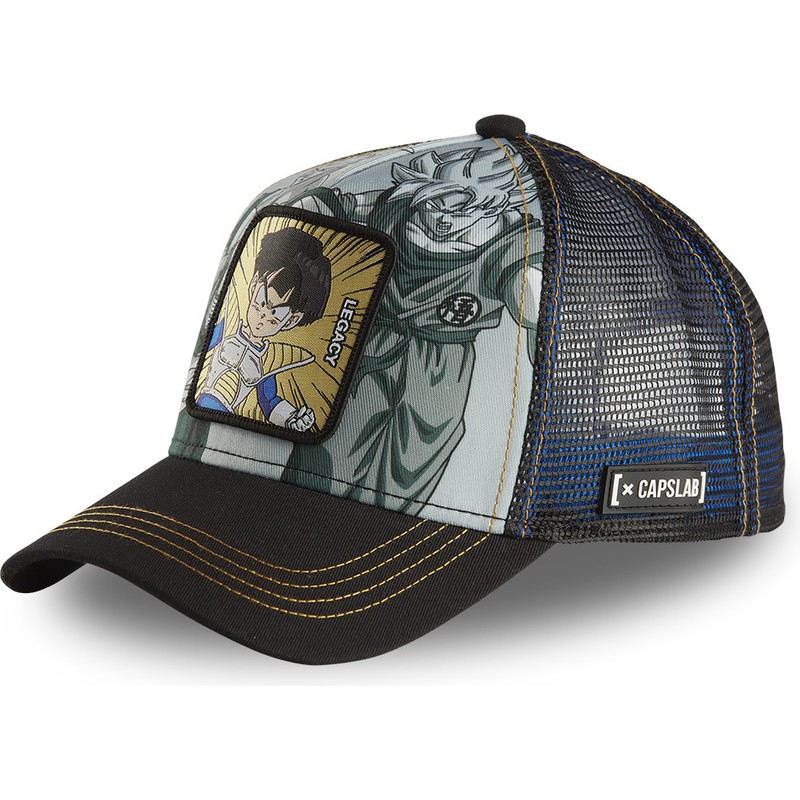 Capslab Kid Son Gohan LEG Dragon Ball Black Trucker Hat: Caphunters.lv